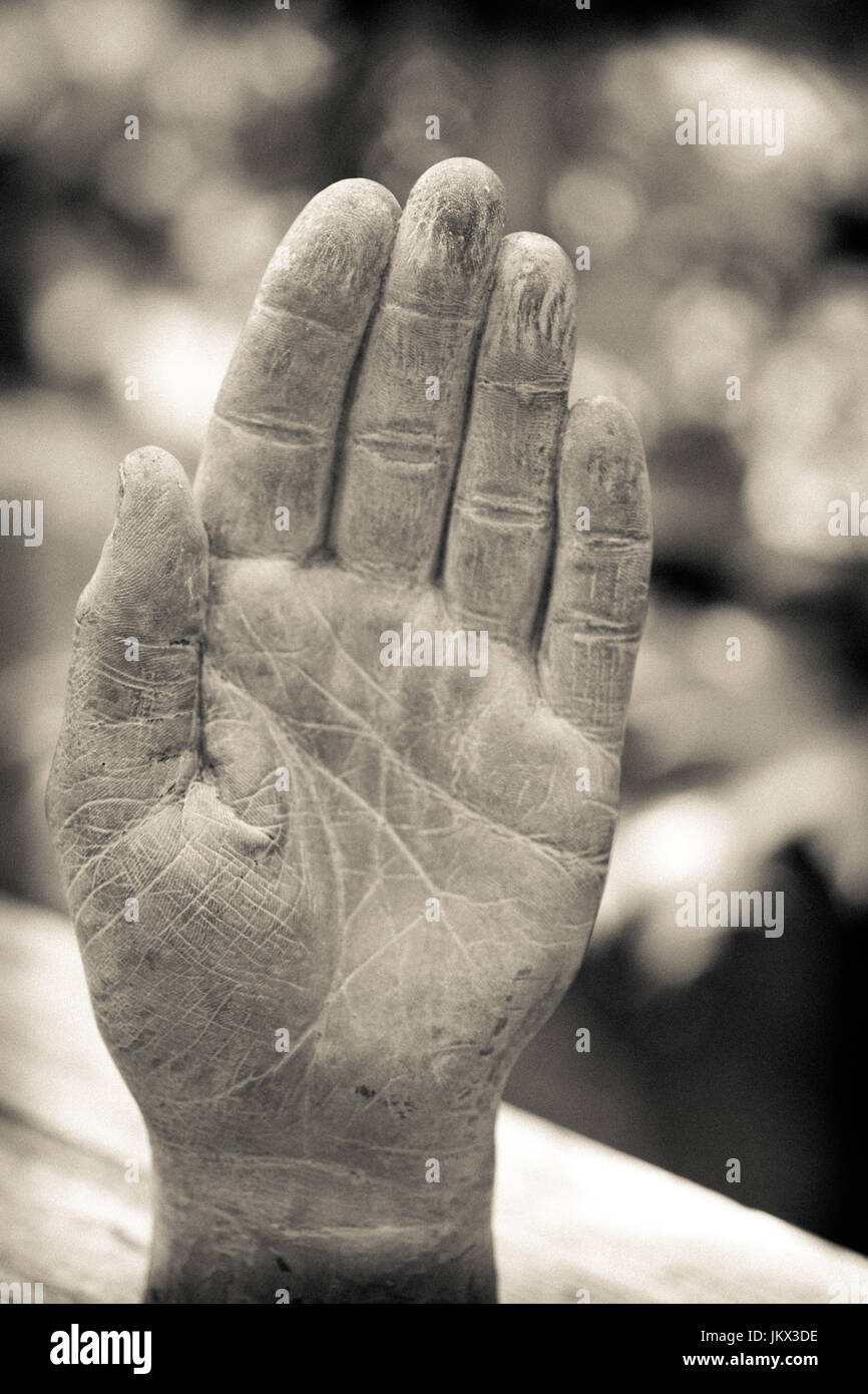 statue of a hand Stock Photo - Alamy