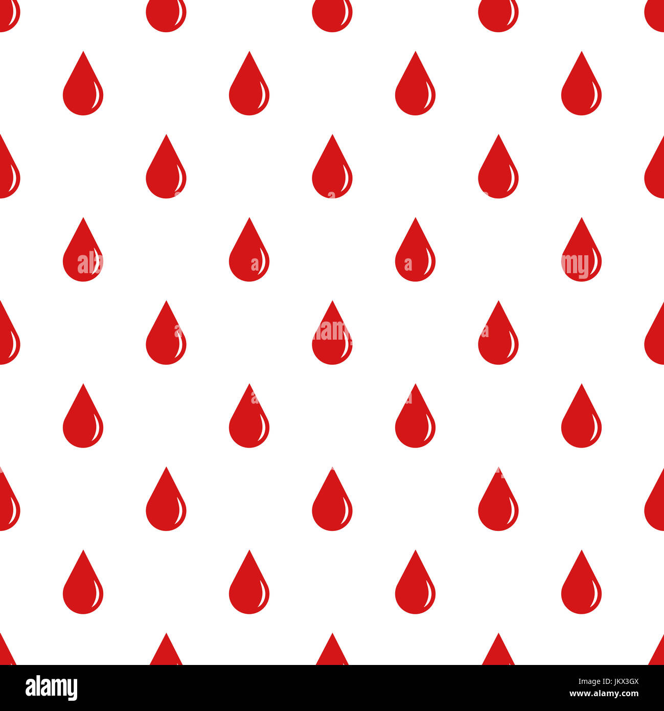 World Blood Donor Day, tileable background. Drops of blood seamless ...