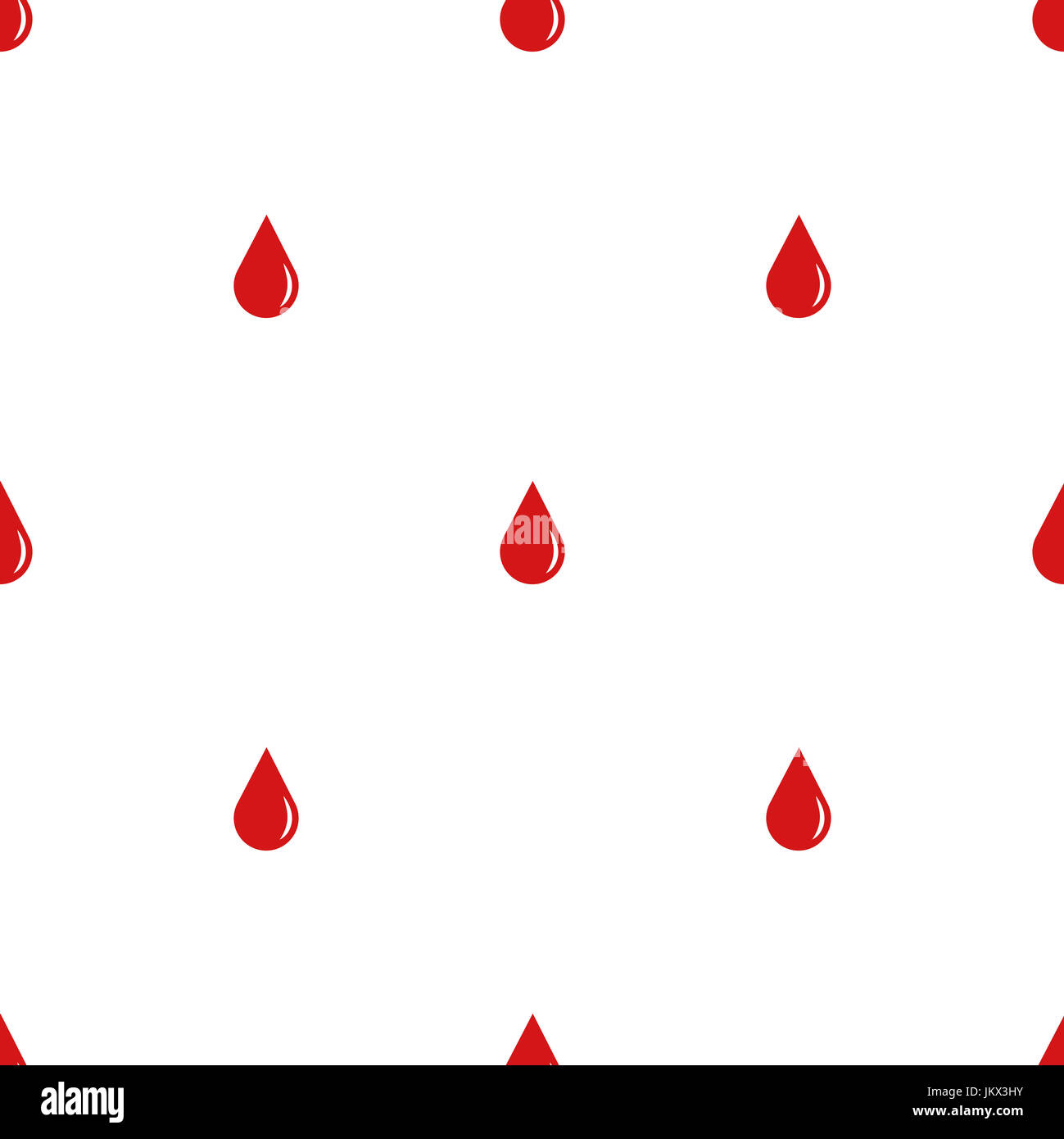 World Blood Donor Day, tileable background. Drops of blood seamless ...