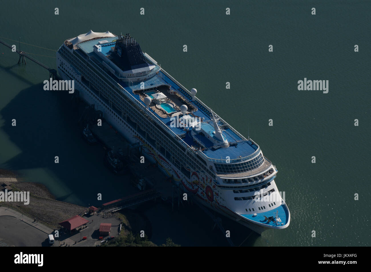 Norwegian Sun docked at Juneau, Alaska Stock Photo - Alamy