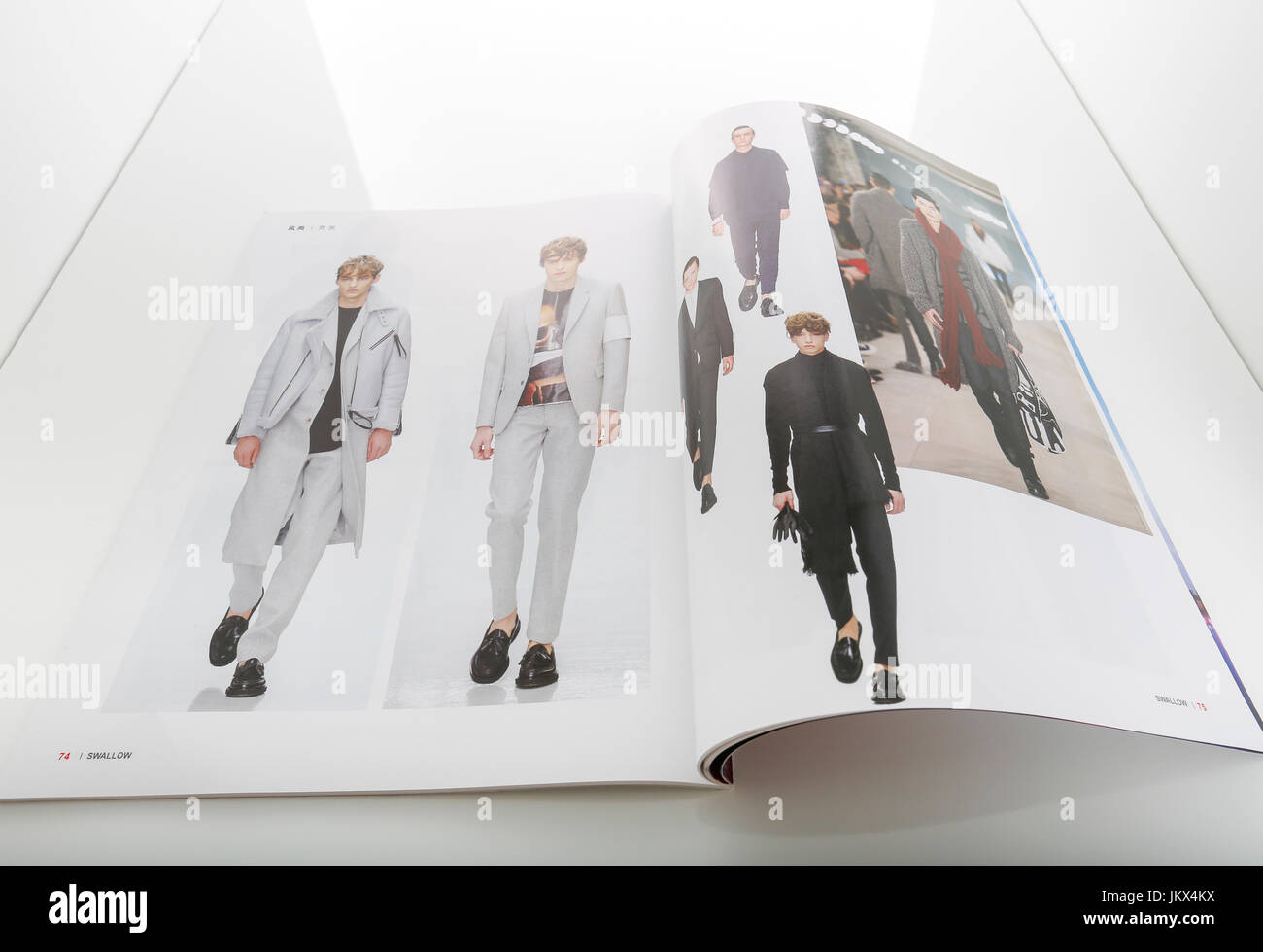 Fashion life style magazine in China with images from London Fashion ...