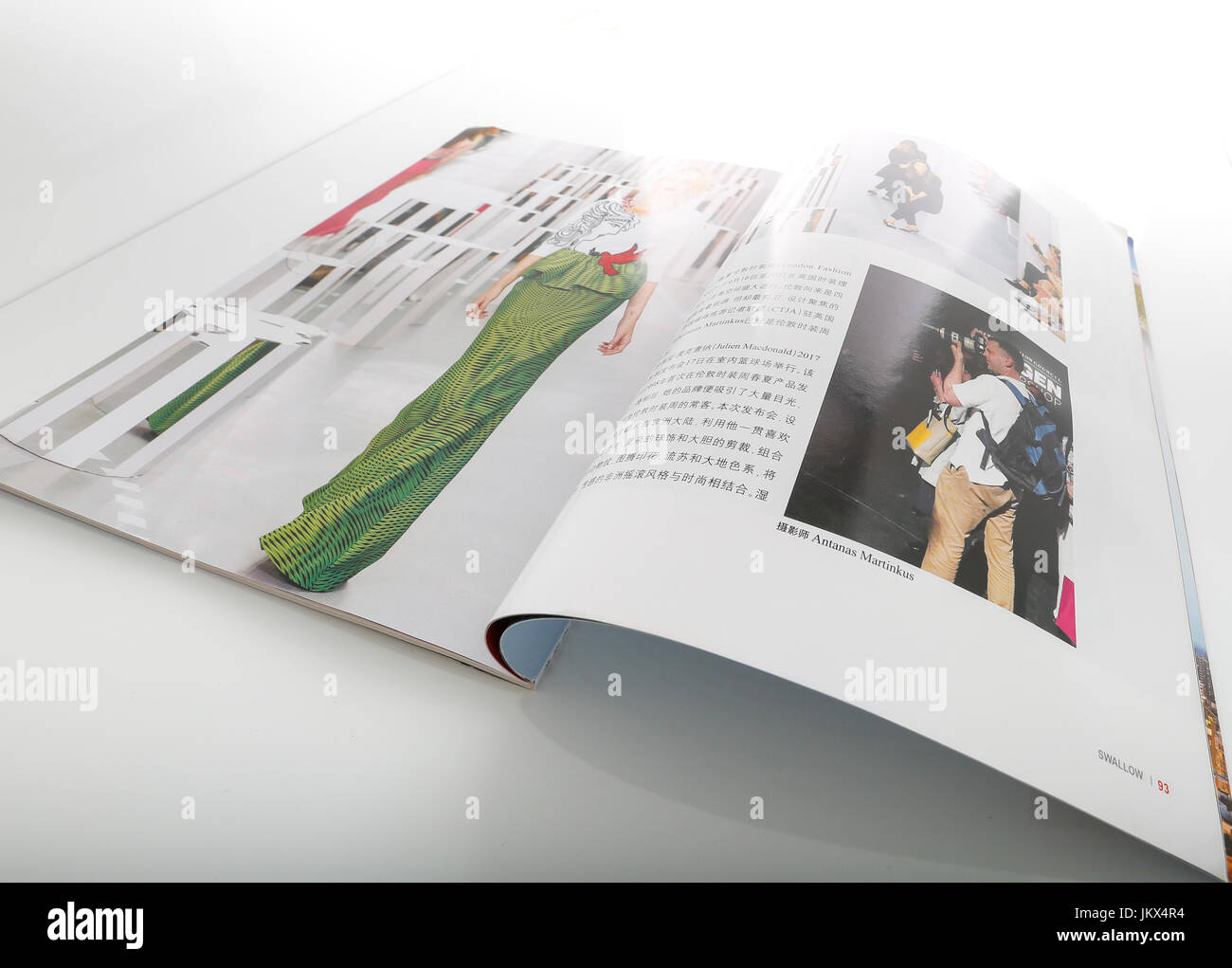 Fashion life style magazine in China with images from London Fashion ...