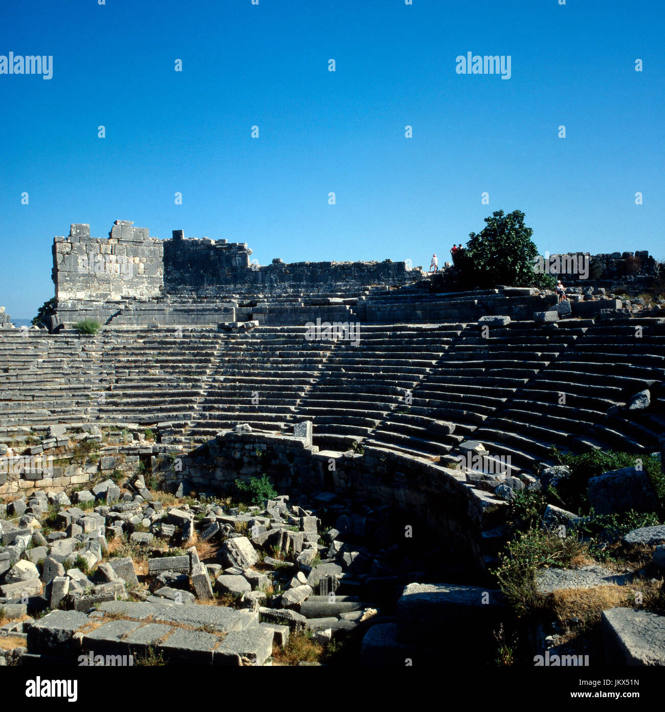 Großes Theater in Istanbul in der Türkei, 1980er. Big theatre of ...
