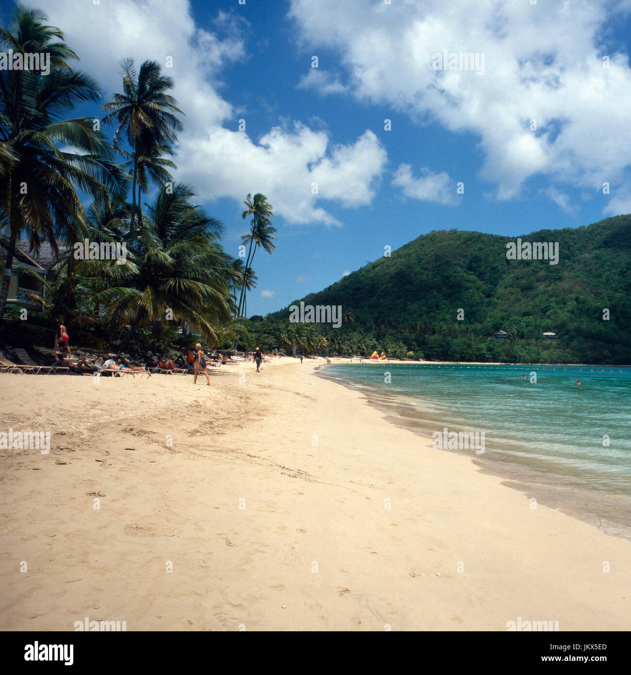 Beach vacation 1980s hi-res stock photography and images - Alamy
