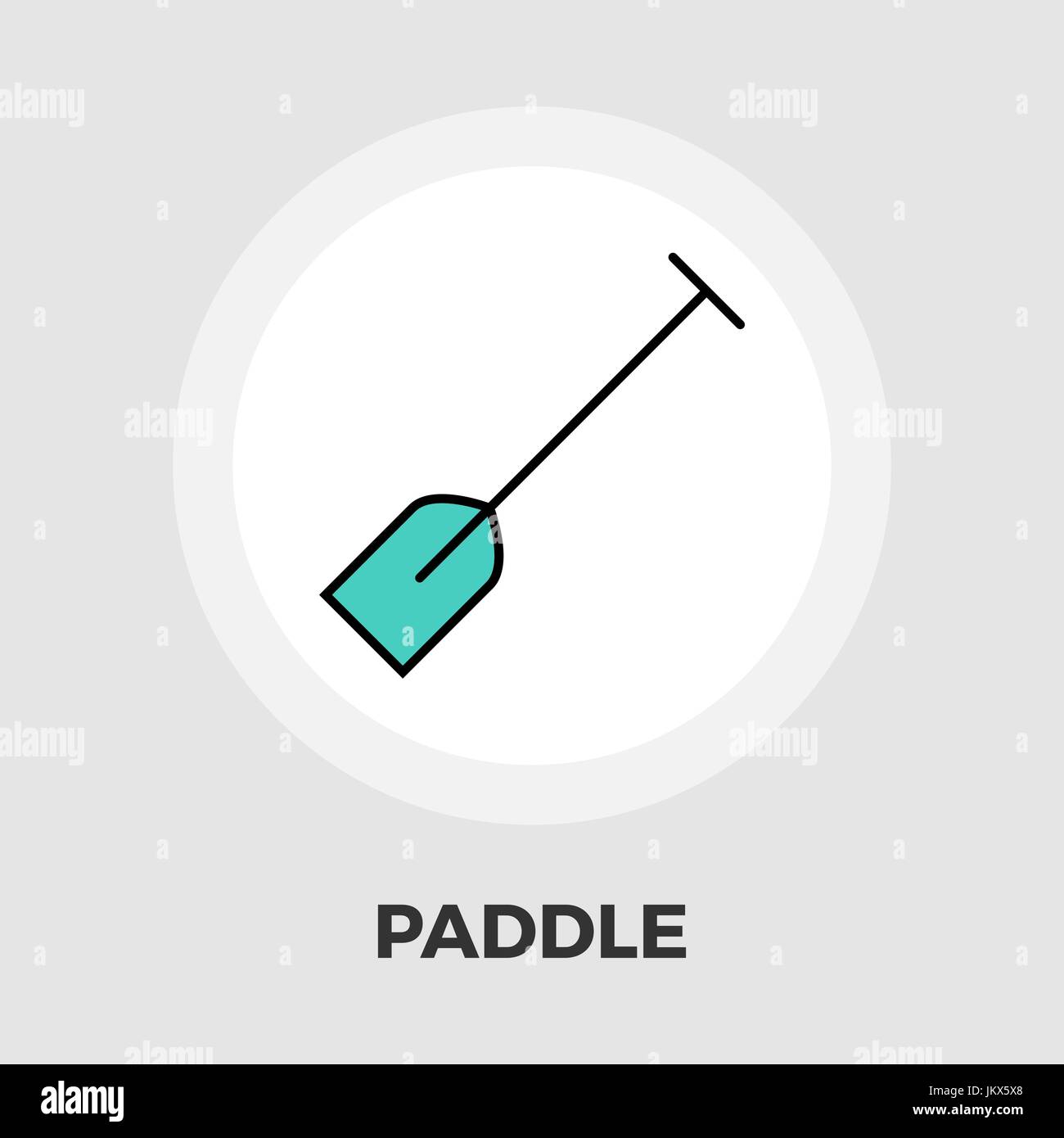 Paddle icon icon vector. Flat icon isolated on the white background ...