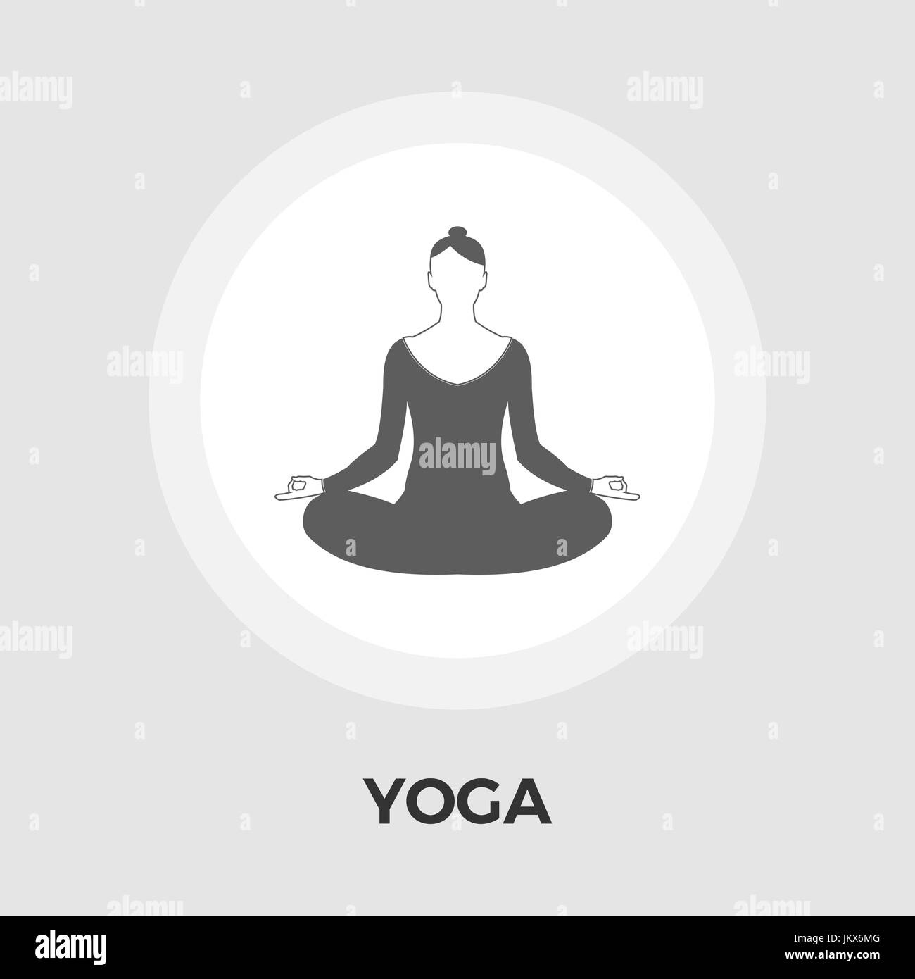 Yoga Flat Icon