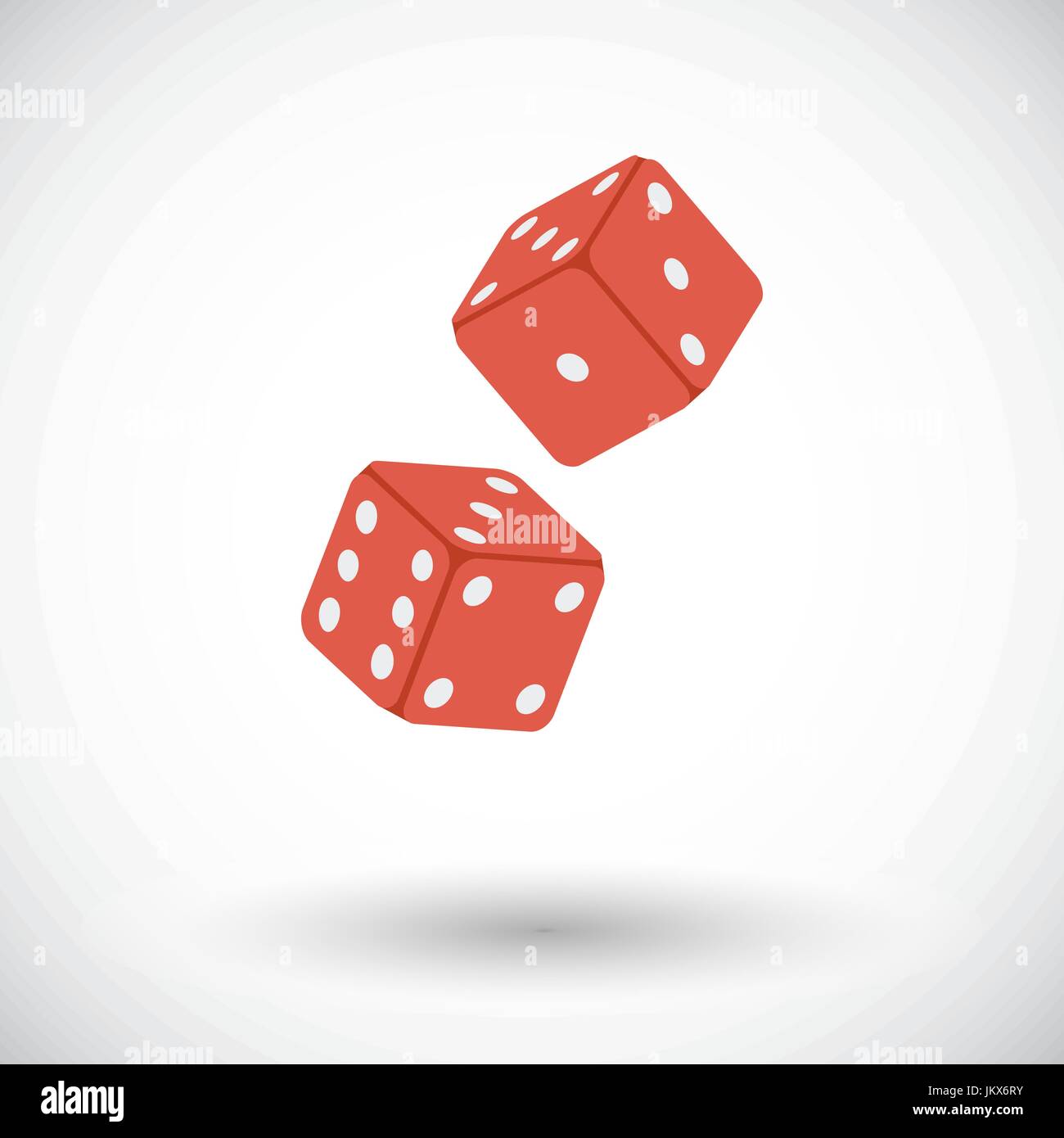 Craps. Flat vector icon for mobile and web applications. Vector ...
