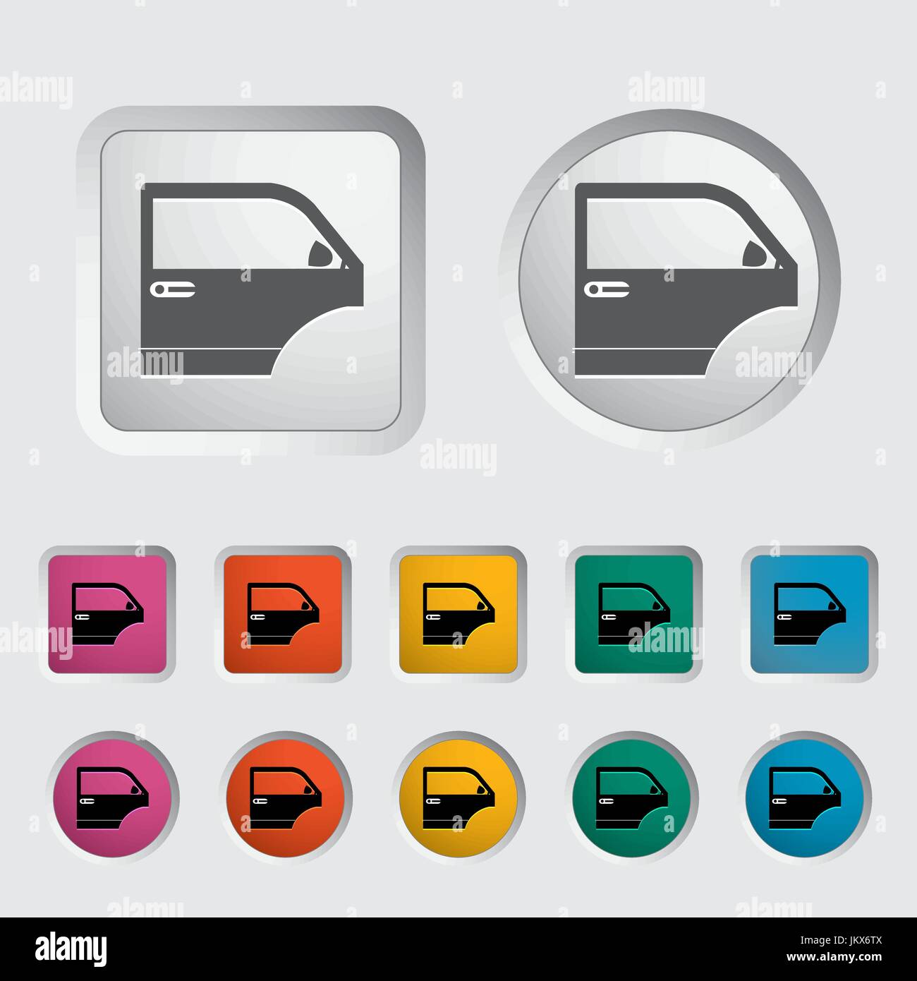 Car door. Vector illustration EPS Stock Vector Image & Art - Alamy