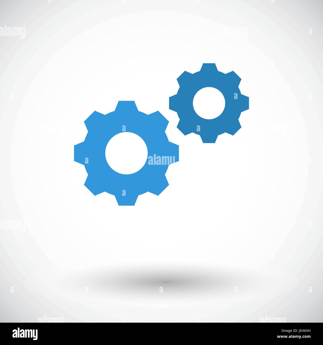 Gear. Flat vector icon for mobile and web applications. Vector ...