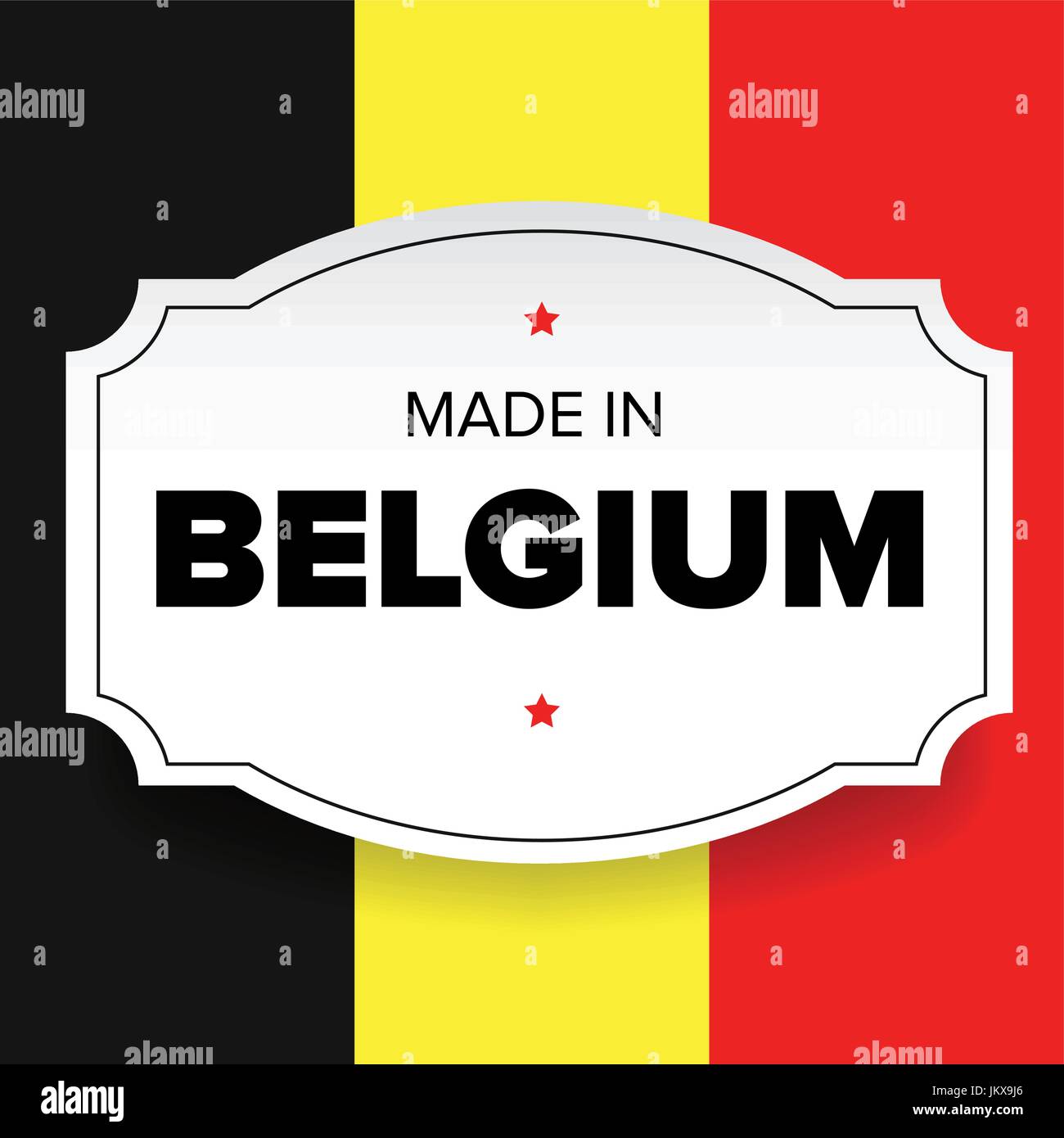 Made in Belgium label vector Stock Vector Image & Art - Alamy