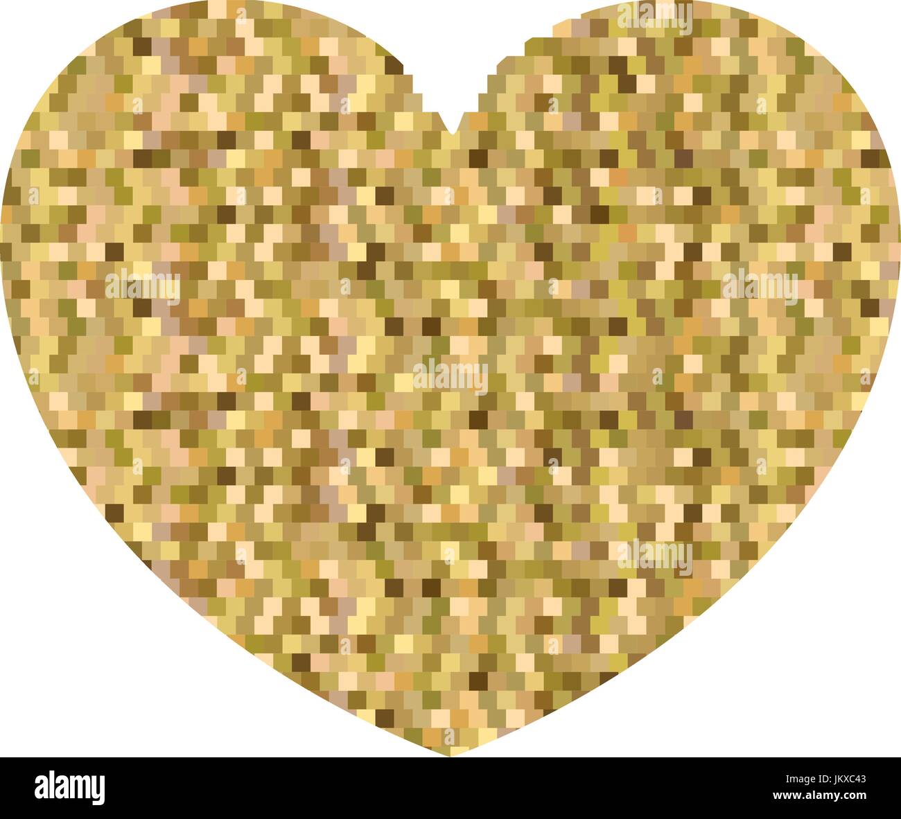 Pixel Style Heart Vector High Resolution Stock Photography and Images ...