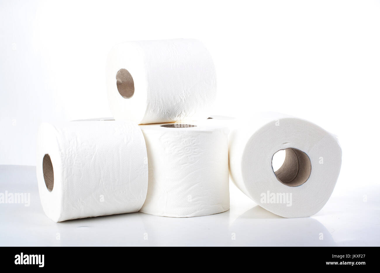 Toilet paper rolls Stock Photo - Alamy