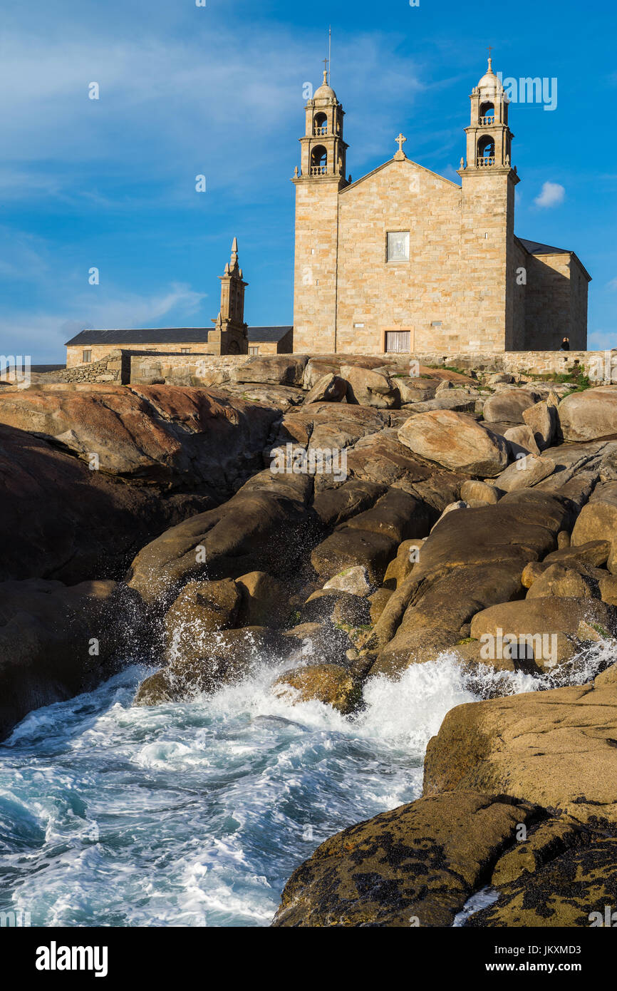 Church muxia spain camino hi-res stock photography and images - Alamy