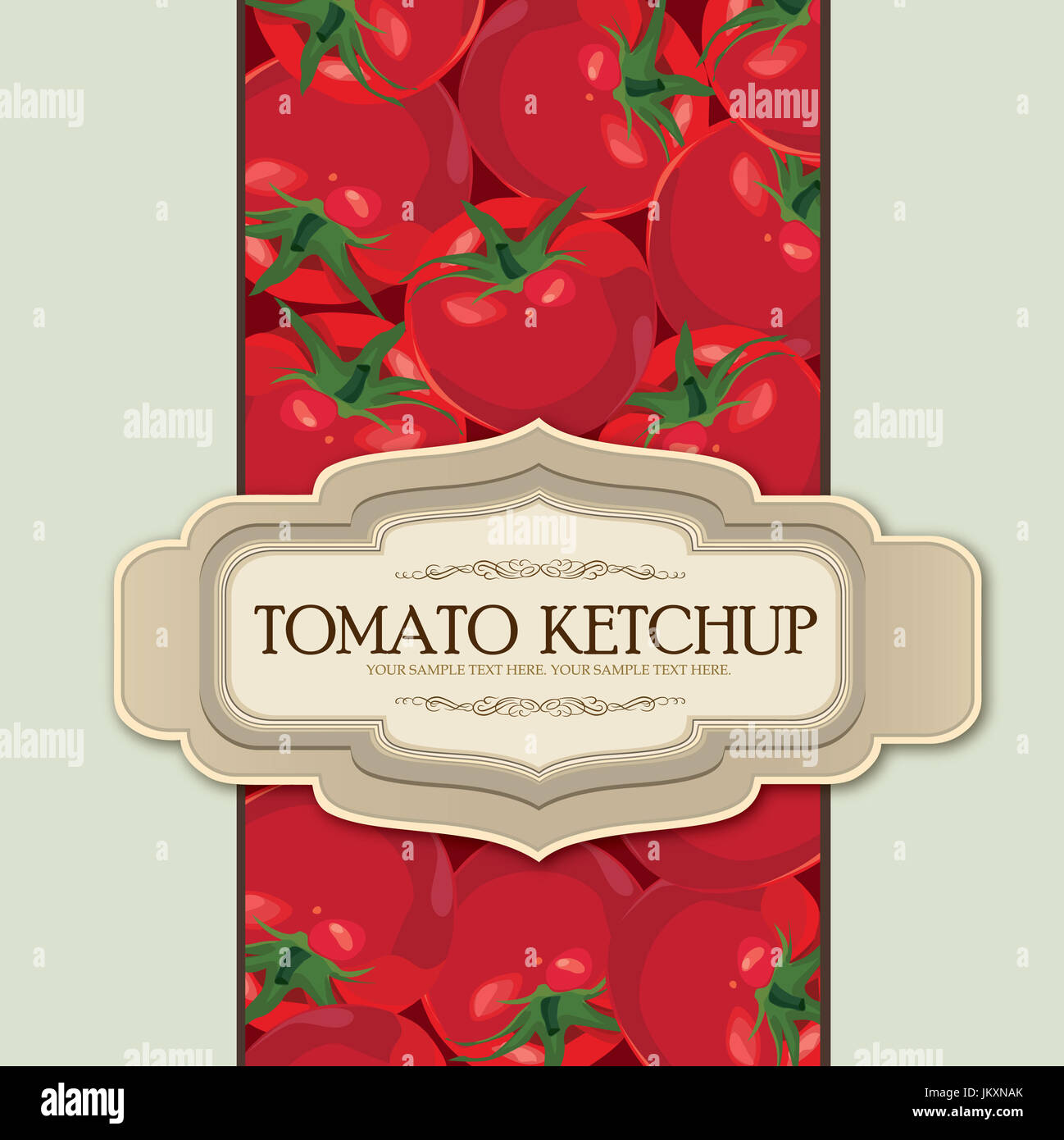 Tomato slice label. Vegetable sign. Farm fresh natural product tomatoes ...