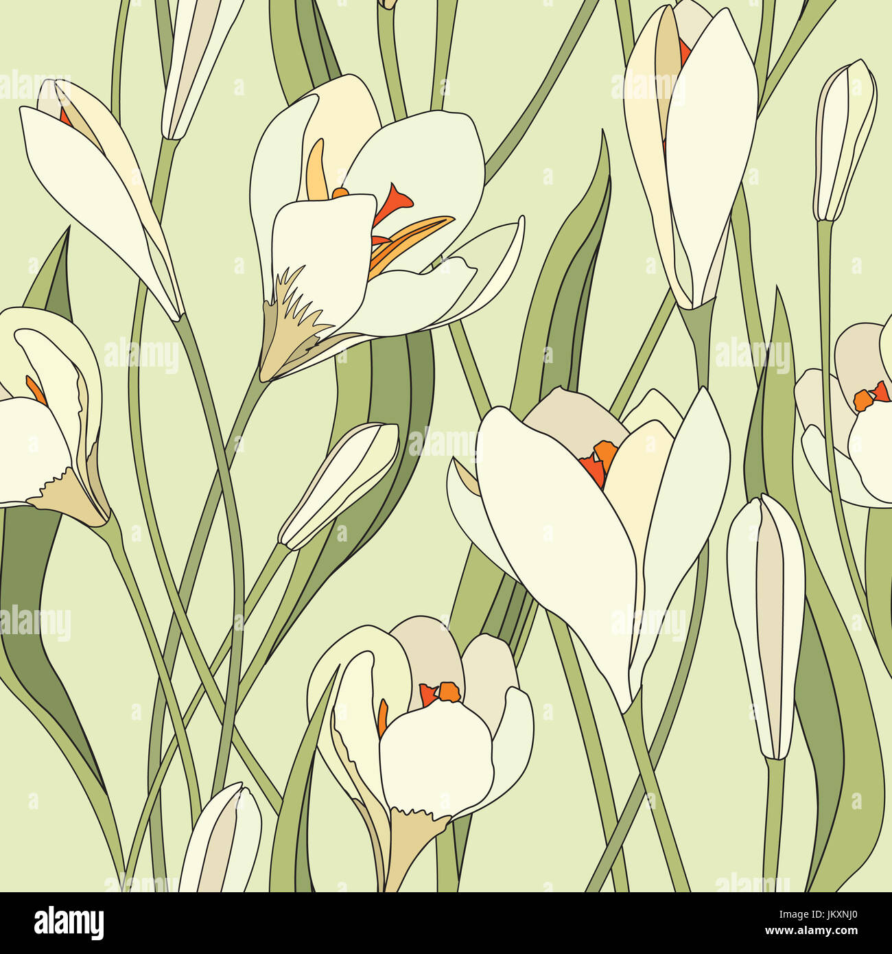 Floral seamless pattern. Flower background. Flourish garden texture ...