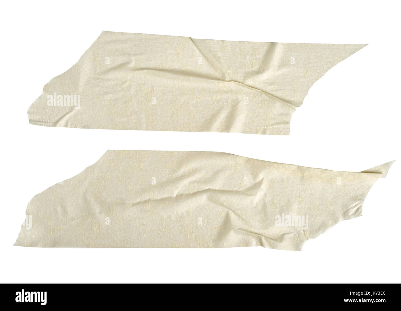 Adhesive tape pieces on white background Stock Photo - Alamy