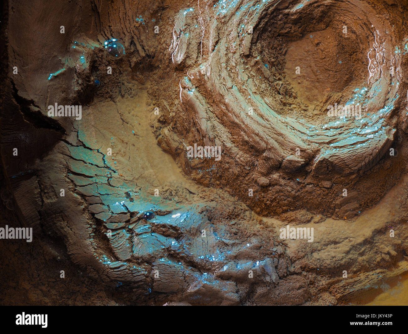 Reclaiming clay for use in the pottery studio. Image made 18 July 2017 ...