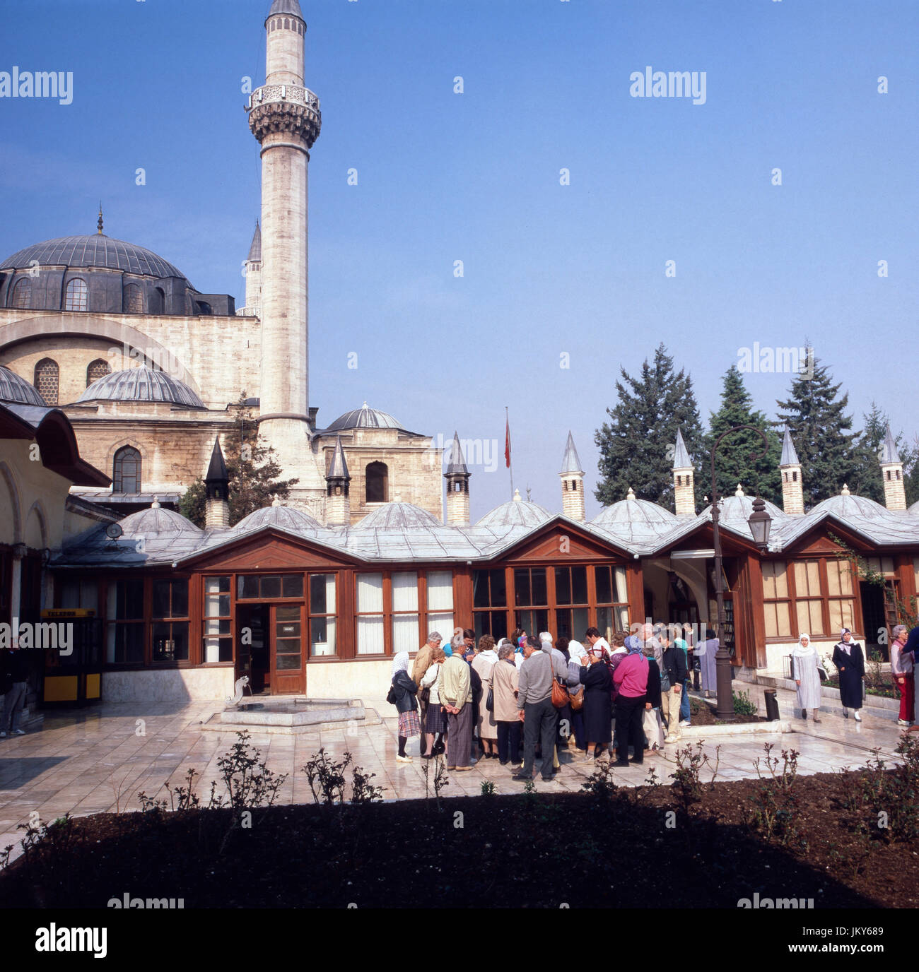 Die Selimiye Moschee in Konya, Türkei 1980er Jahre. Selimye Mosque at ...