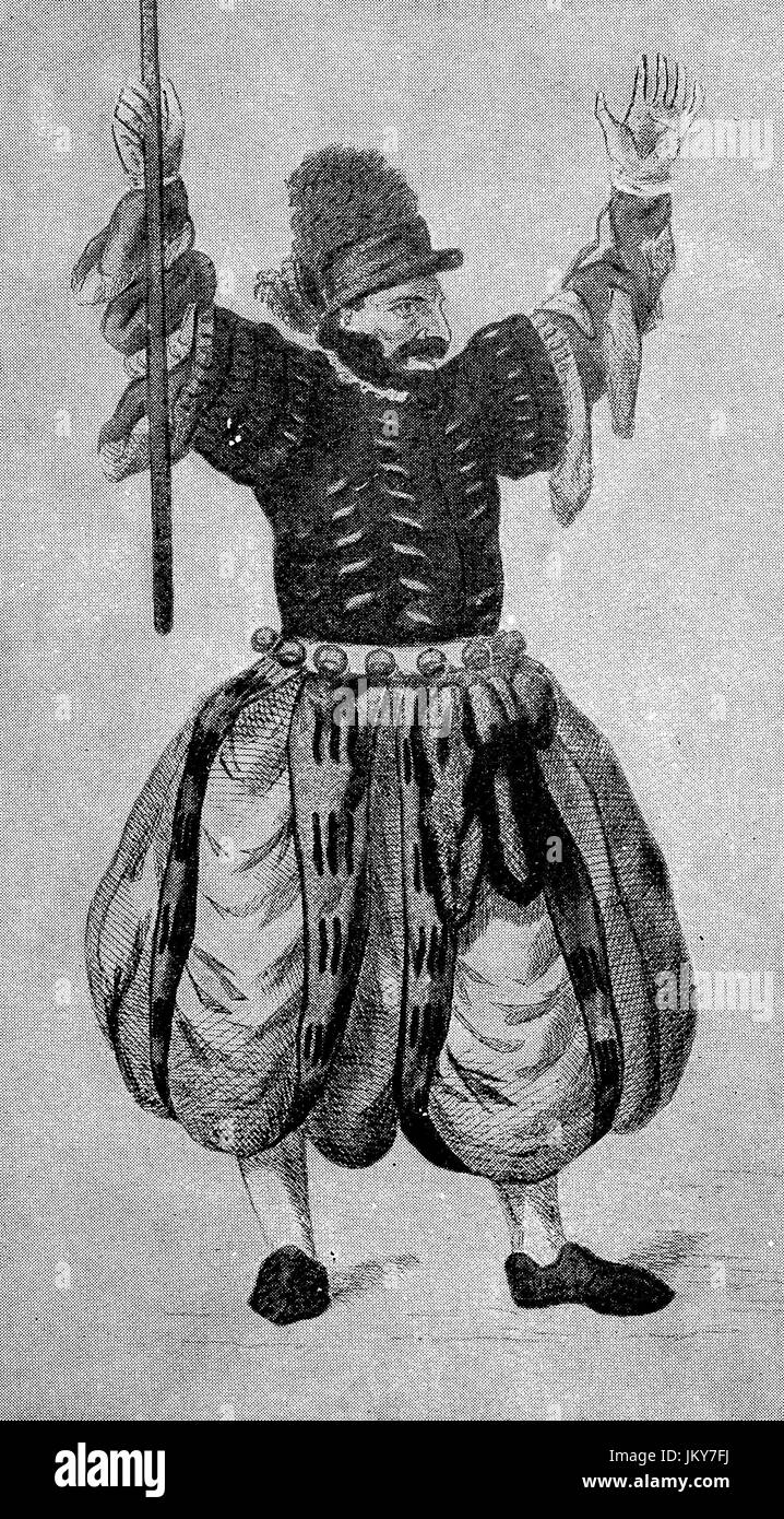 Folkloric fashion Black and White Stock Photos & Images - Alamy