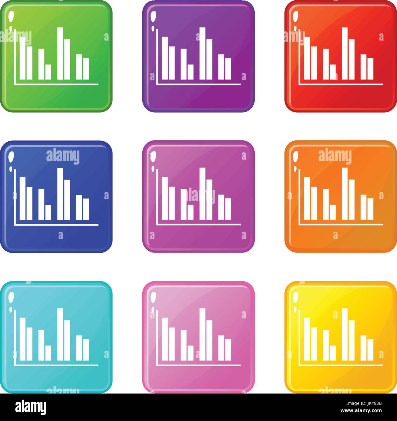 Financial analysis chart set 9 Stock Vector Image & Art - Alamy