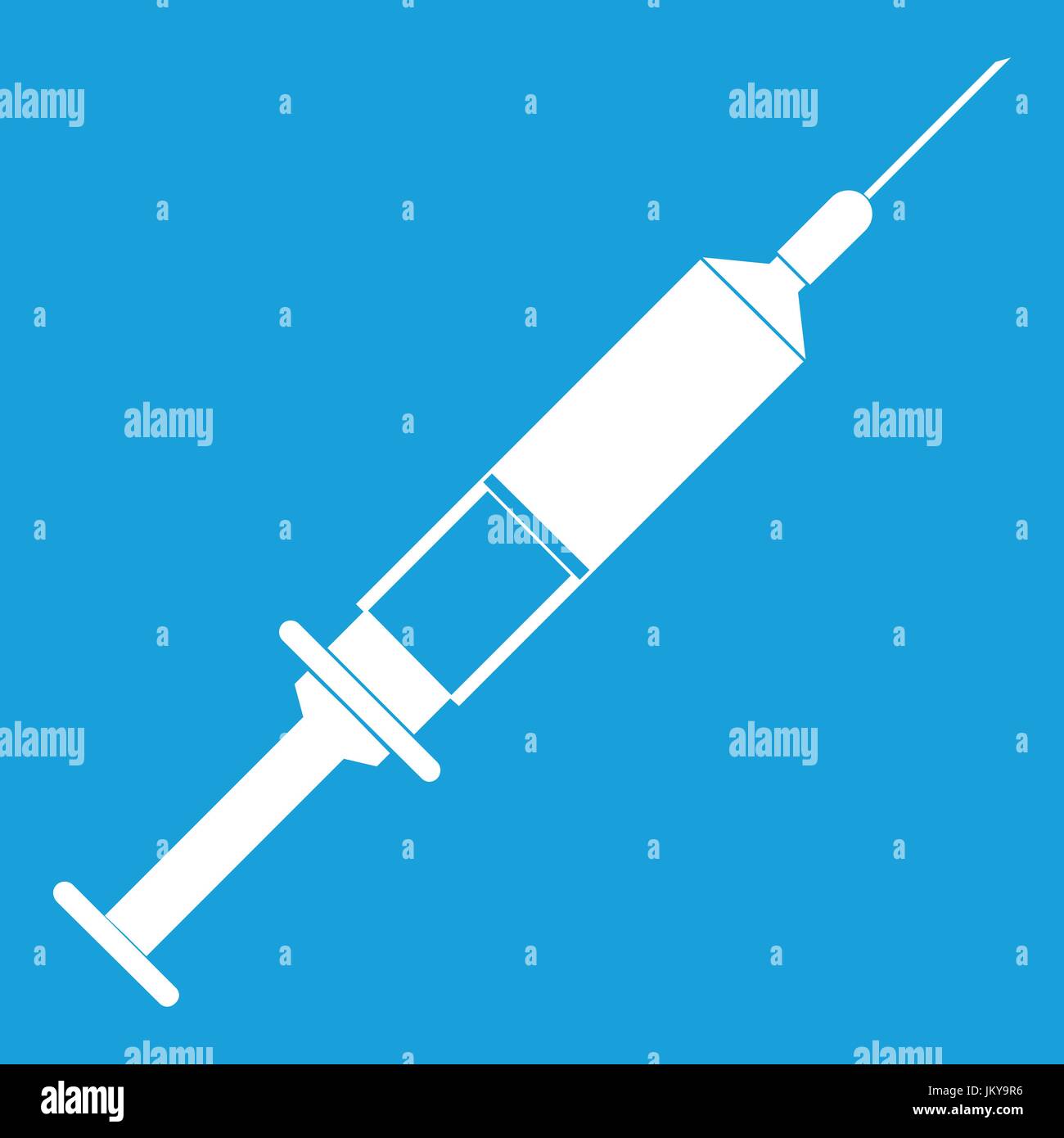 Syringe icon white Stock Vector Image & Art - Alamy