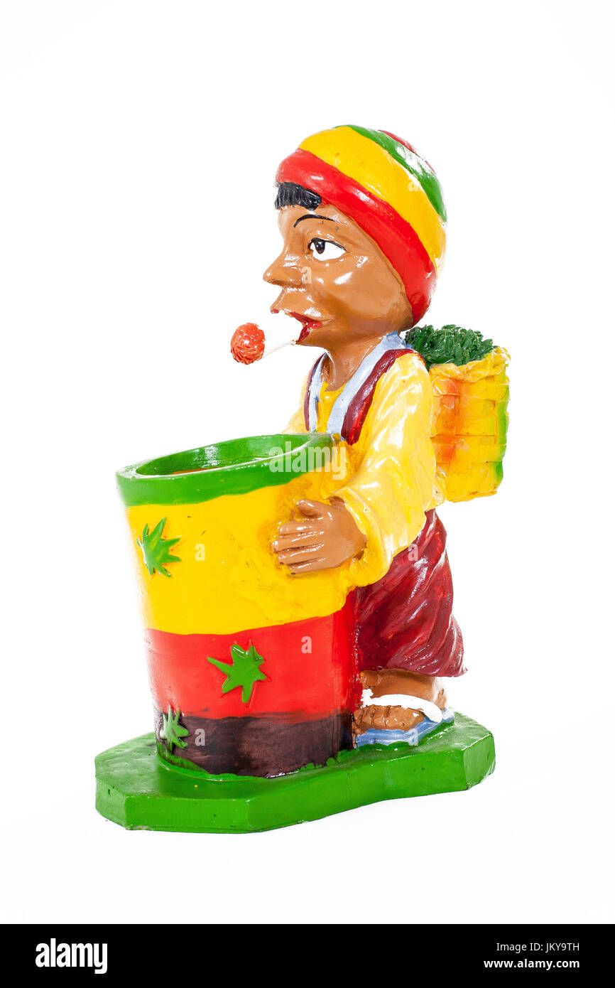 Marijuana ashtray. Jamaican dreadlocks smoking joint Stock Photo - Alamy