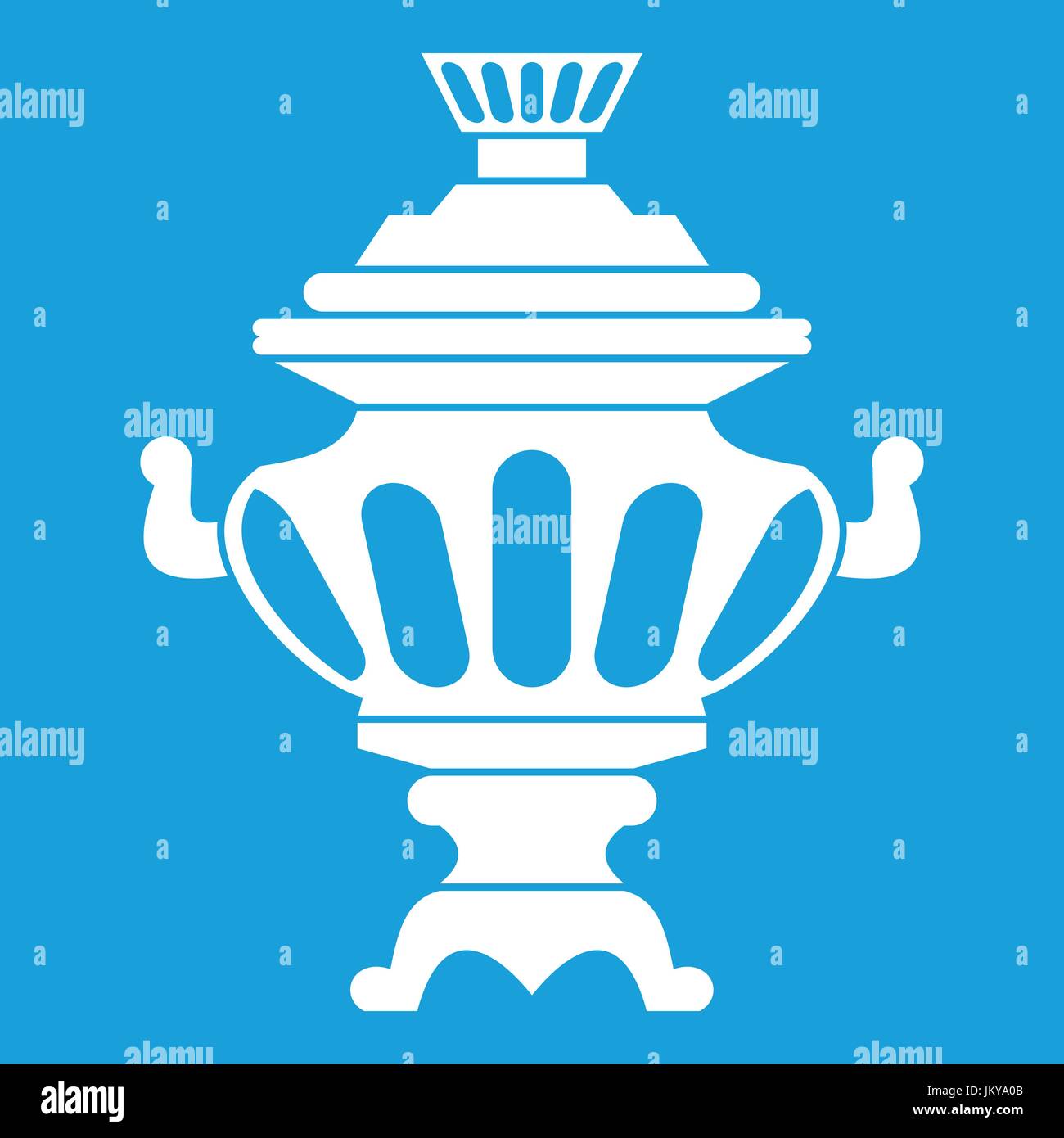 Russian tea samovar icon white Stock Vector Image & Art - Alamy