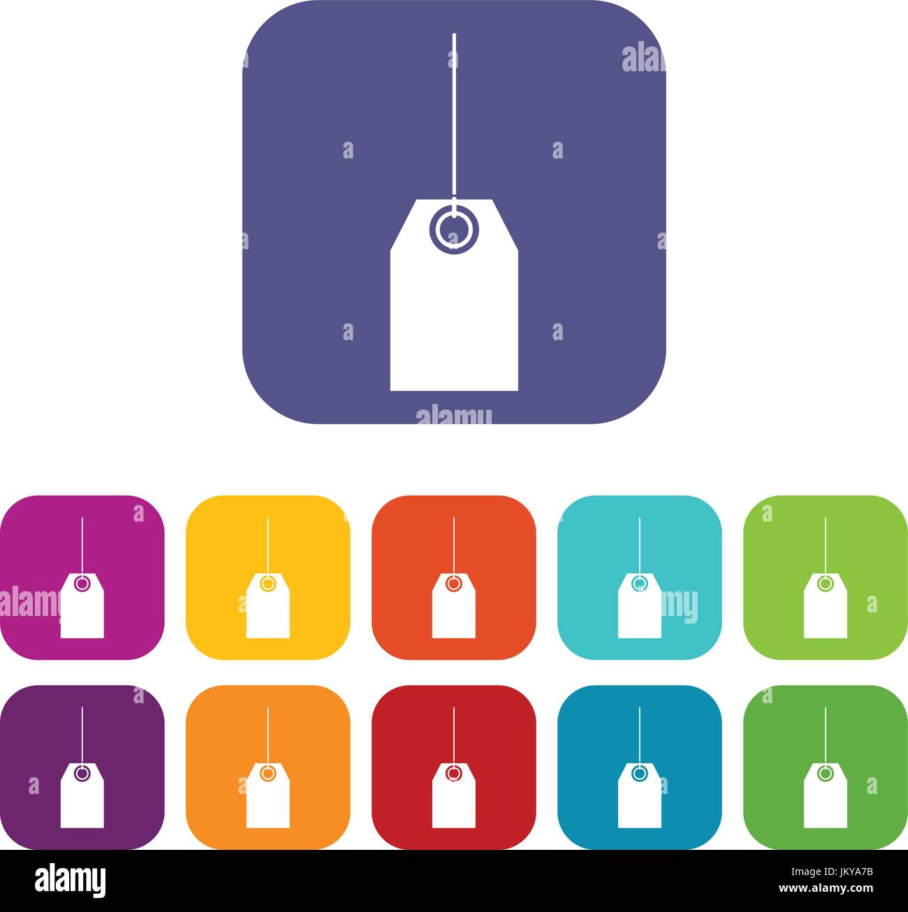Blank black tag icons set Stock Vector Image & Art - Alamy