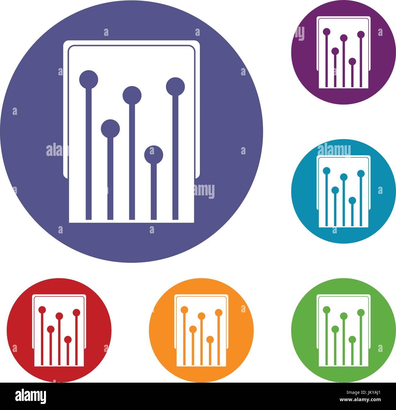 Computer processor icons set Stock Vector Image & Art - Alamy