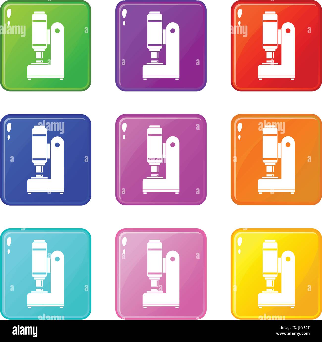 Blacksmith automatic hammer set 9 Stock Vector Image & Art - Alamy