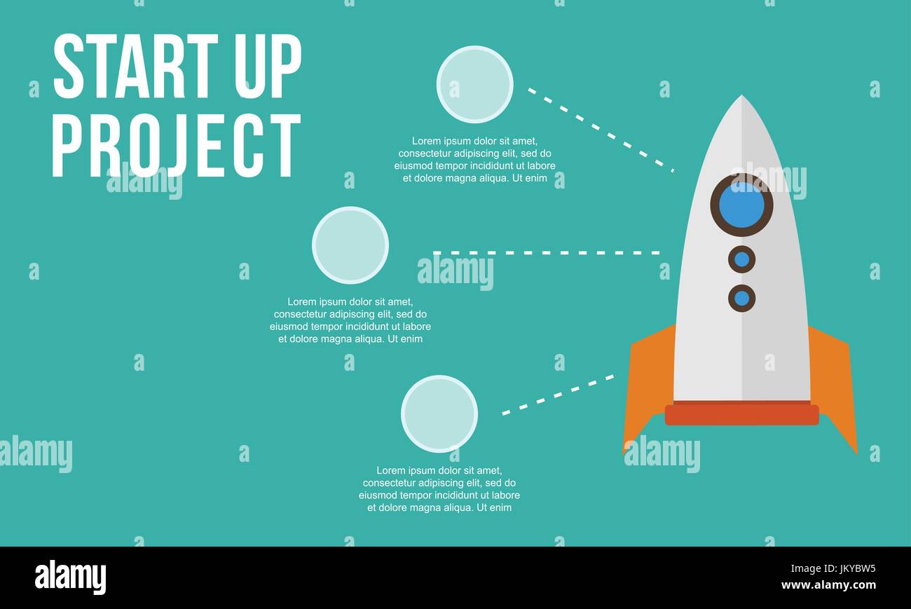Rocket style background business Infographic Stock Vector Image & Art ...