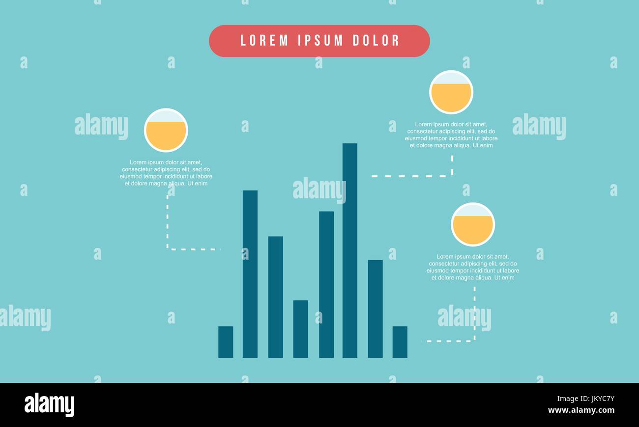 Business Infographic with graph style Stock Vector Image & Art - Alamy