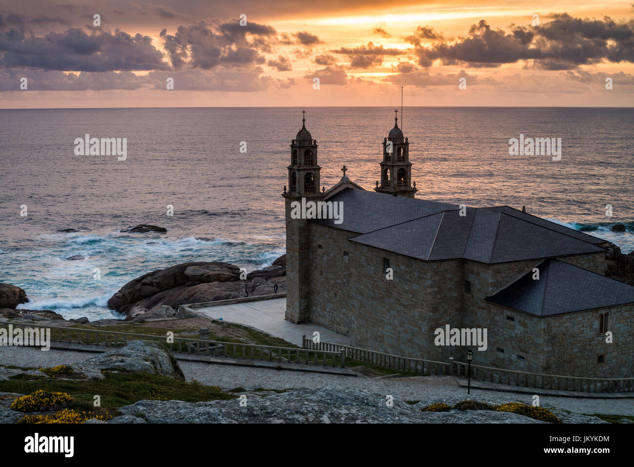 Church, Muxia, Spain, Camino Santiago de Compostela Stock Photo - Alamy