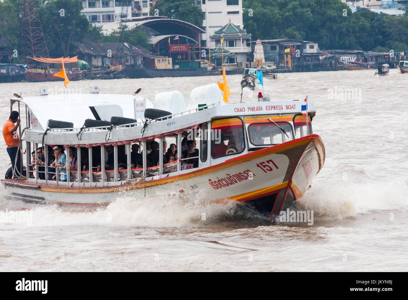 Bangkok river ferry hi-res stock photography and images - Alamy