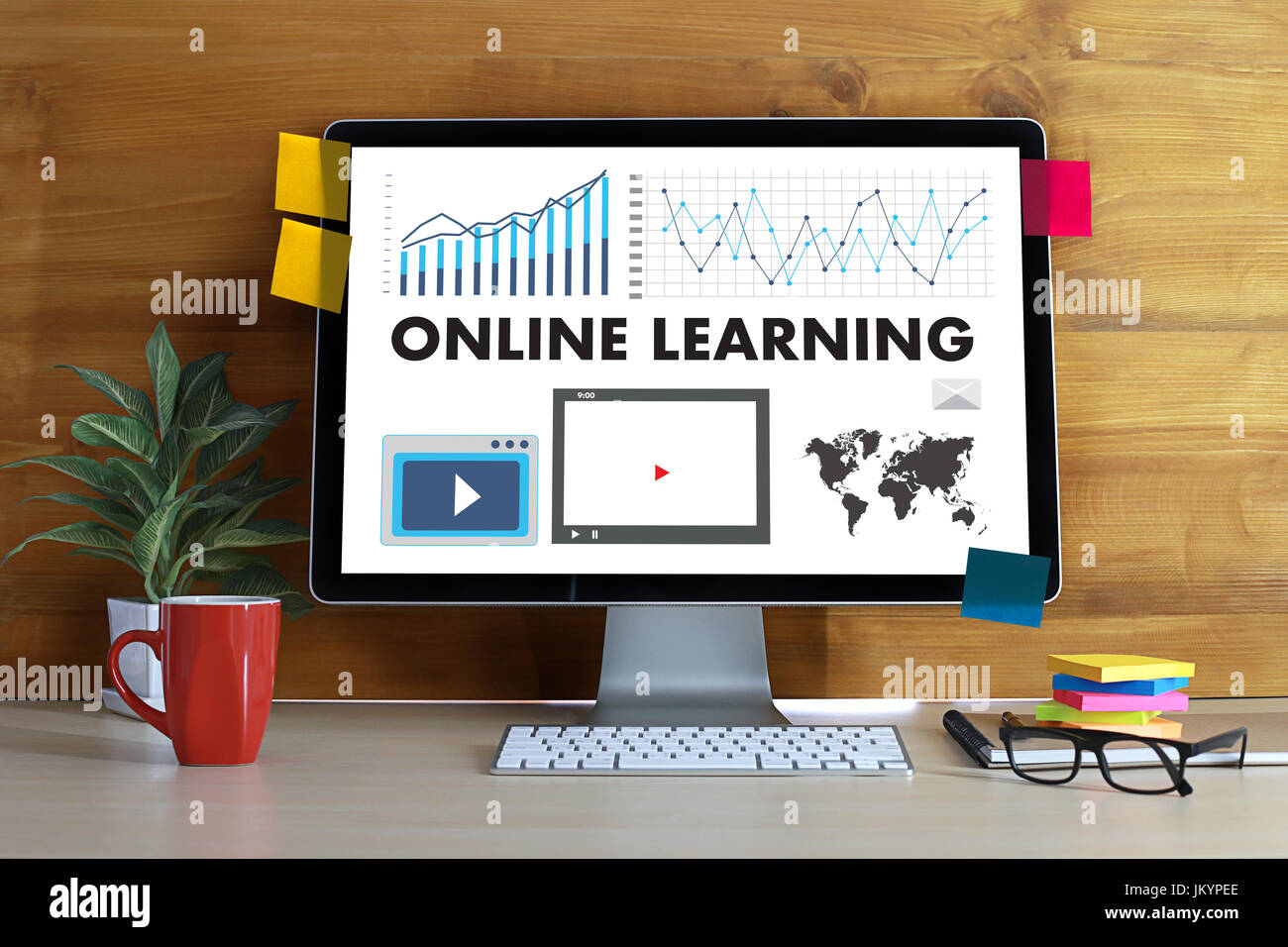 ONLINE LEARNING Connectivity Technology Coaching online Skills Teach ...