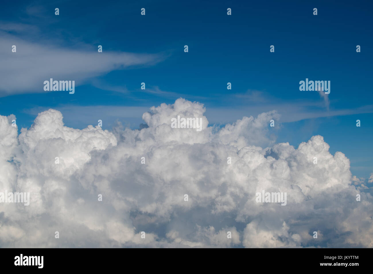 cloud scatter spread on blue sky background Stock Photo - Alamy