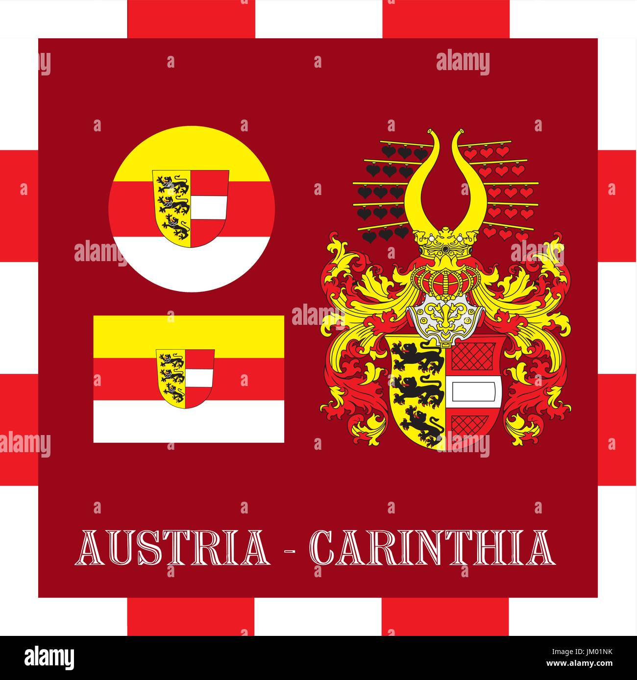Carinthia vector vectors Cut Out Stock Images & Pictures - Alamy