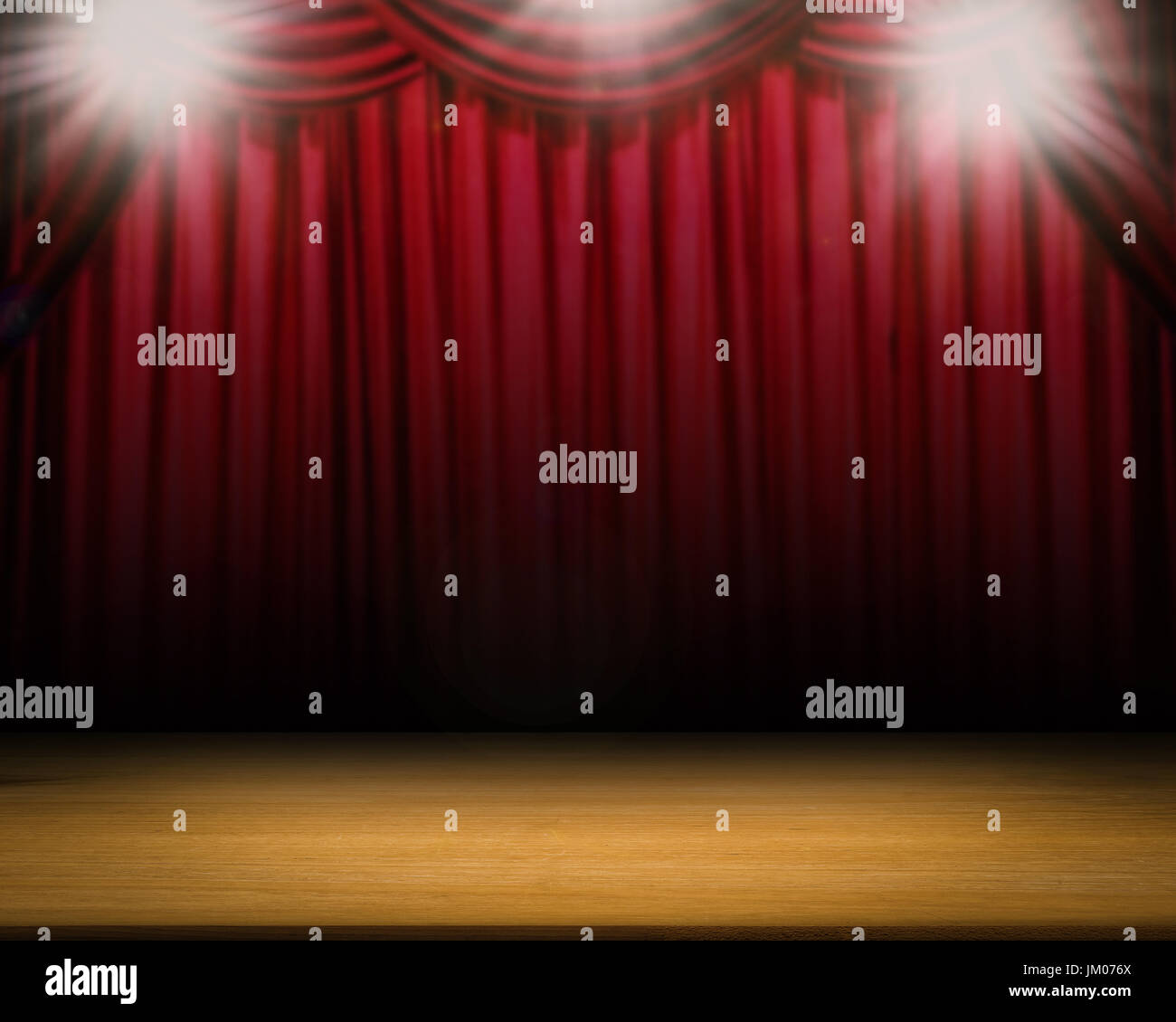 Red Curtain Spotlight