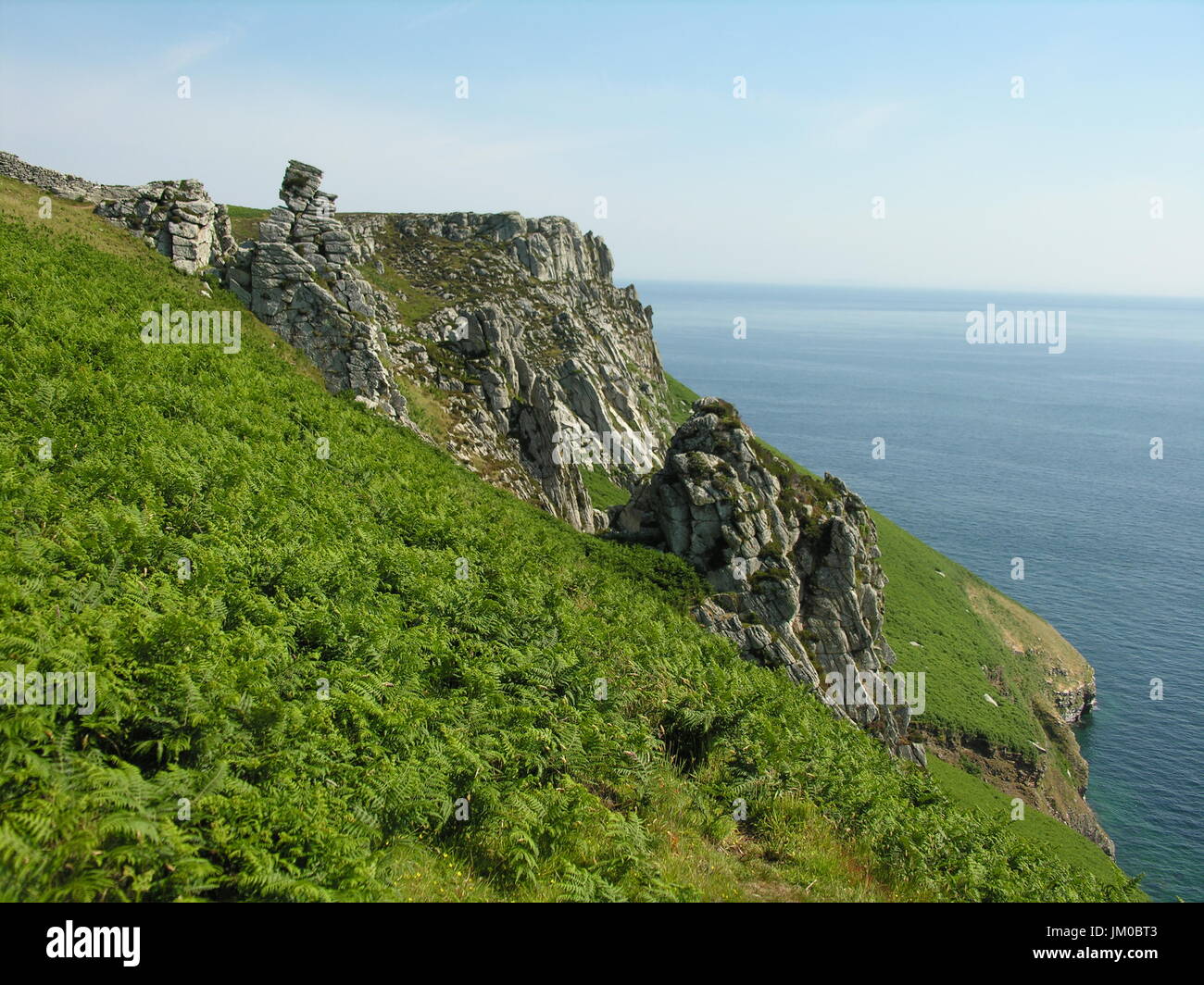 Lundy Island famous for wildlife and stunning scenery in the Bristol ...
