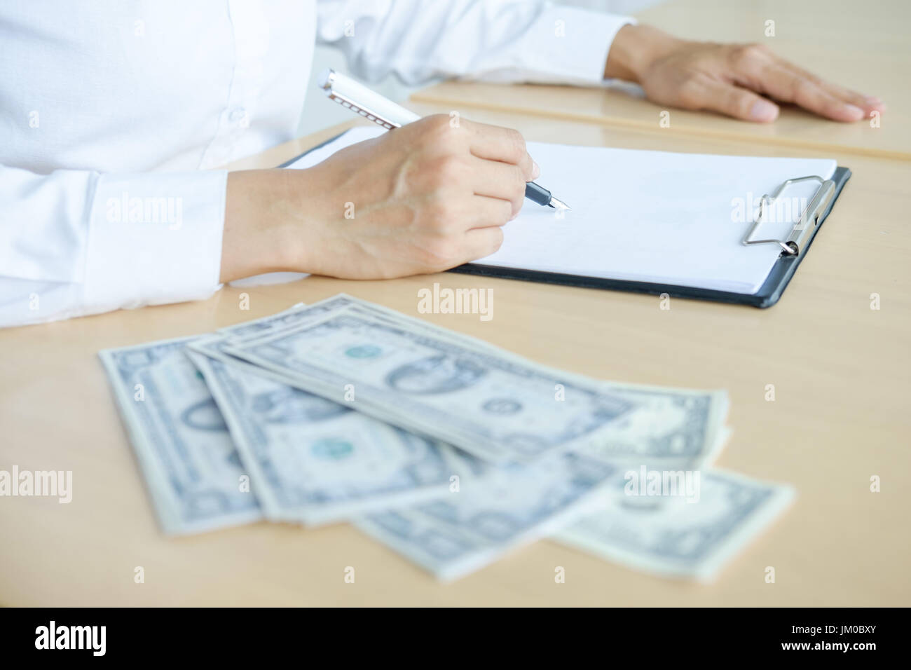 Accountant banker calculating balance hi-res stock photography and ...