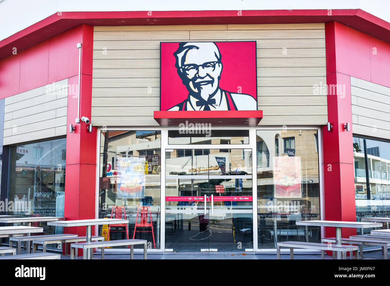 AYIA NAPA, CYPRUS - FEBRUARY 19, 2017: Kentucky Fried Chicken (KFC ...