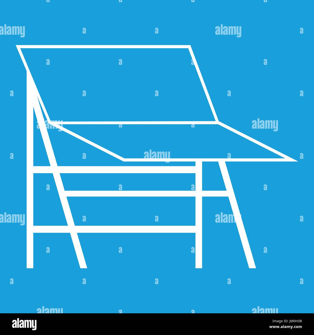 Blank portable screen icon white Stock Vector Image & Art - Alamy