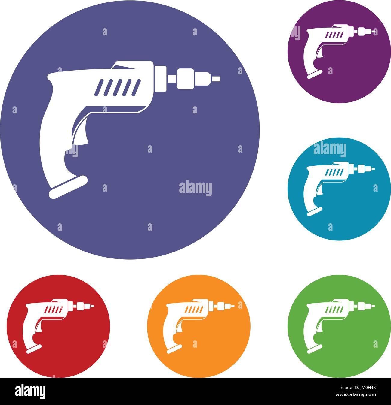 Drill icons set Stock Vector Image & Art - Alamy