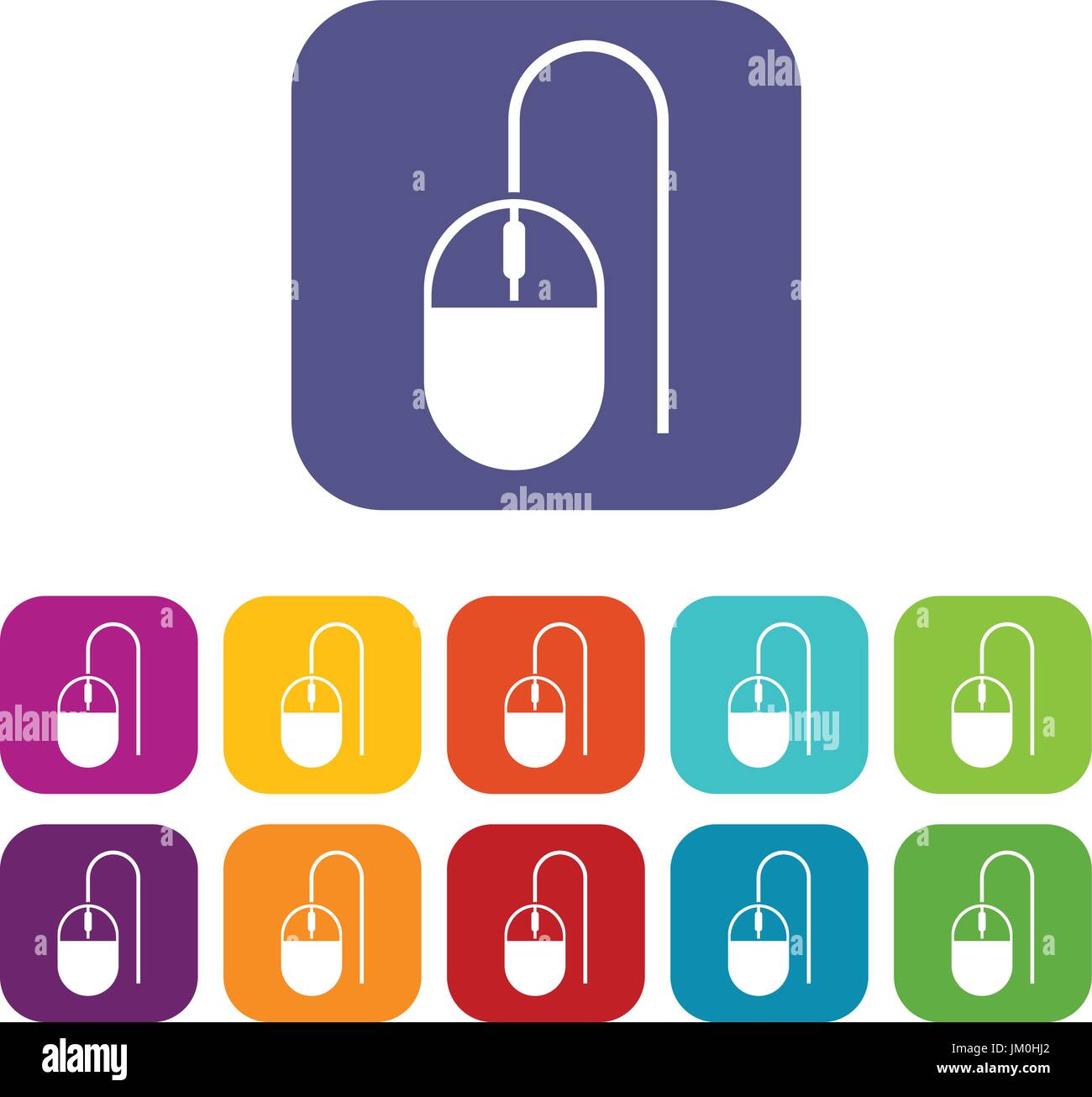 Optical mouse red Stock Vector Images - Alamy