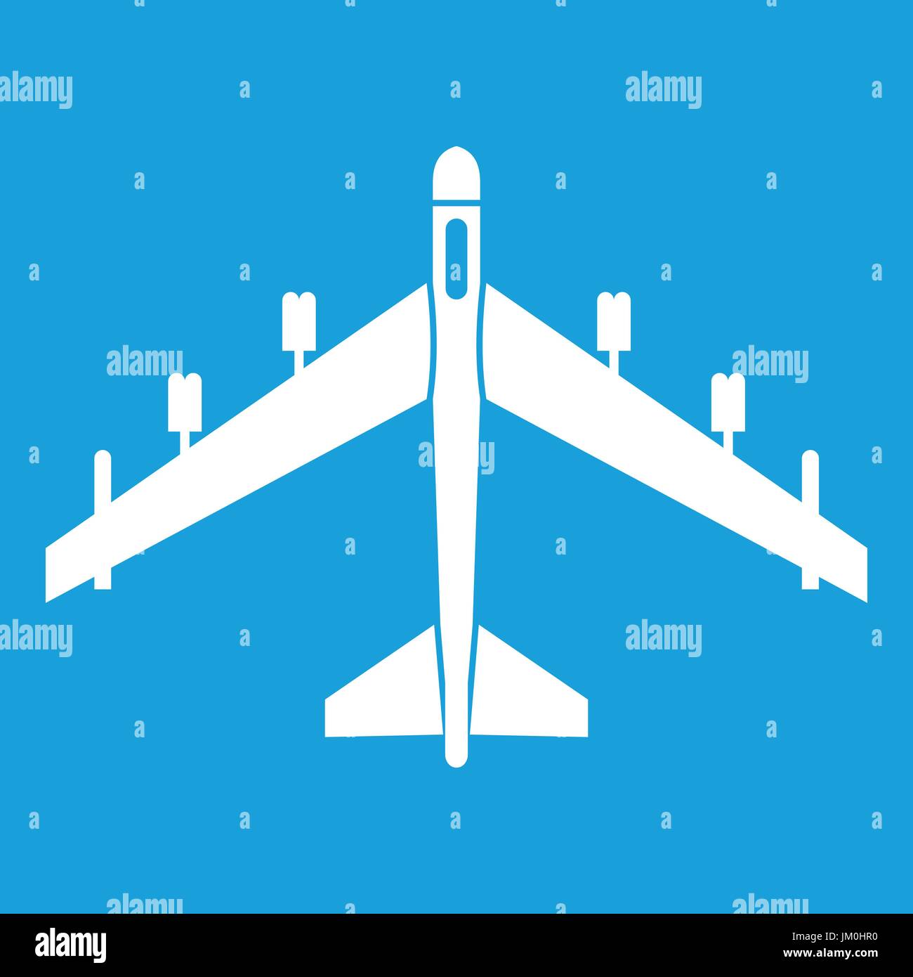 Armed fighter jet icon white Stock Vector Image & Art - Alamy