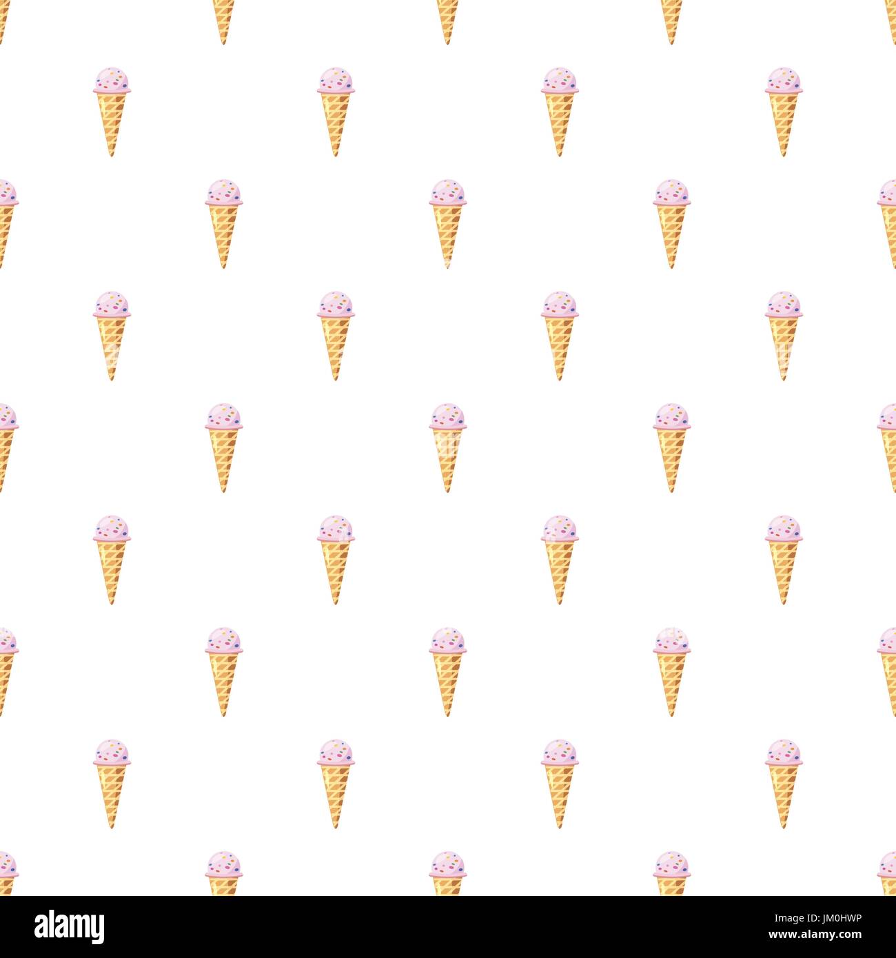 Ice cream cone pattern Stock Vector Image & Art - Alamy