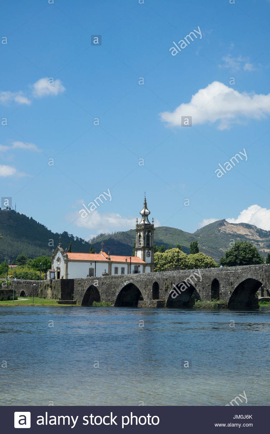 Roman Bridge Camino De Santiago High Resolution Stock Photography and ...