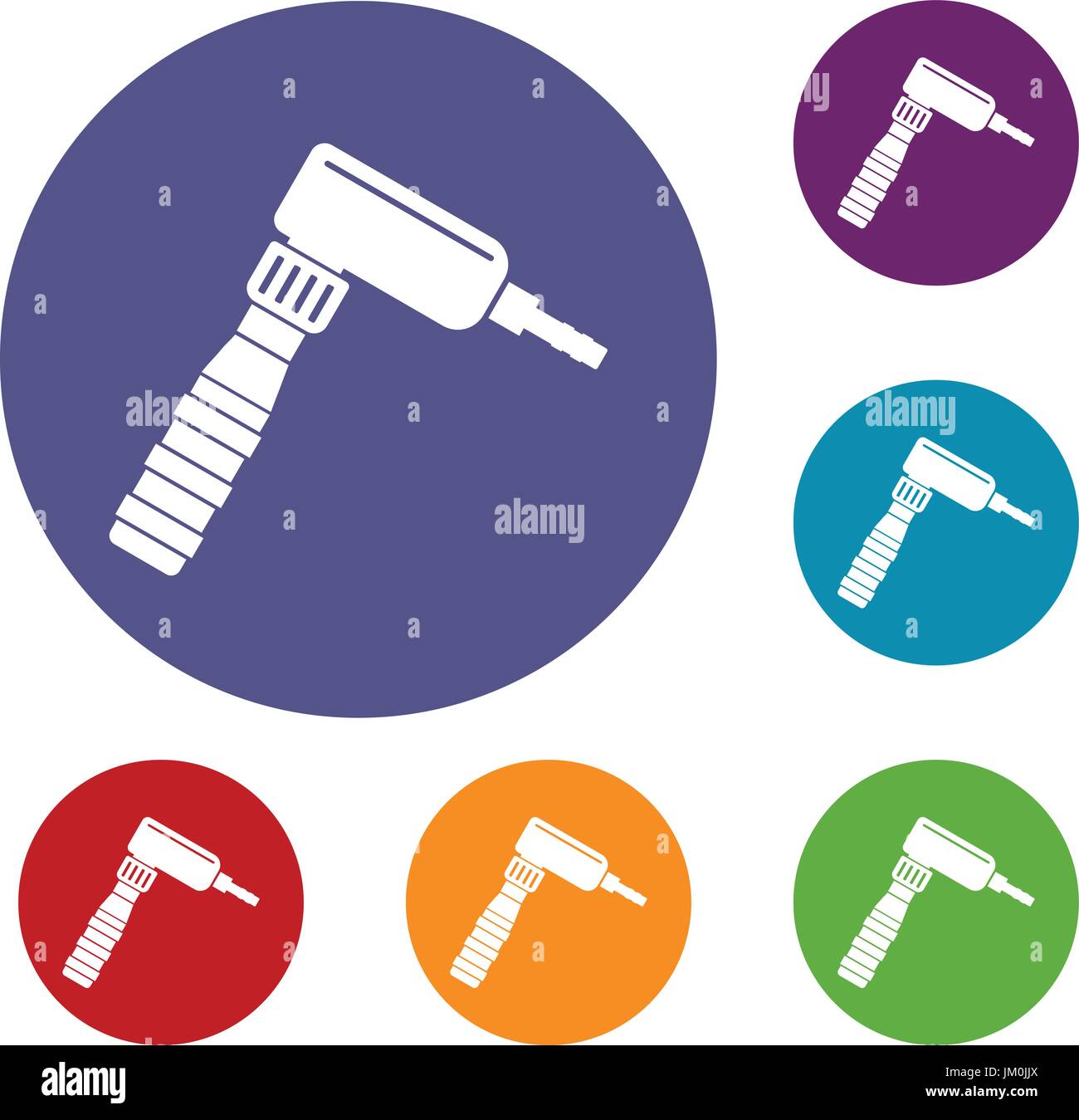 Hand draw rotary tattoo machine icons set Stock Vector Image & Art - Alamy