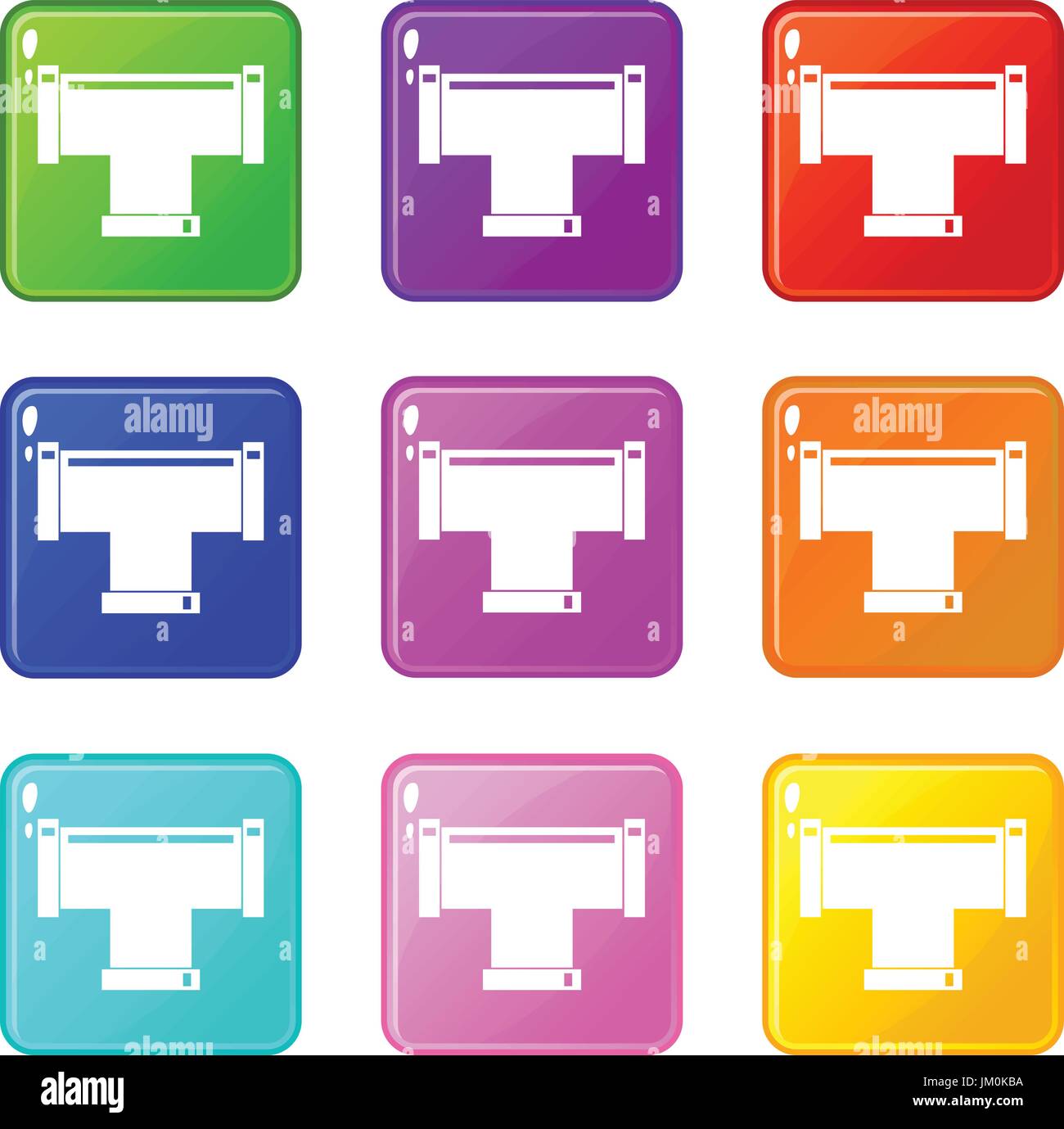 T pipe connection set 9 Stock Vector Image & Art - Alamy
