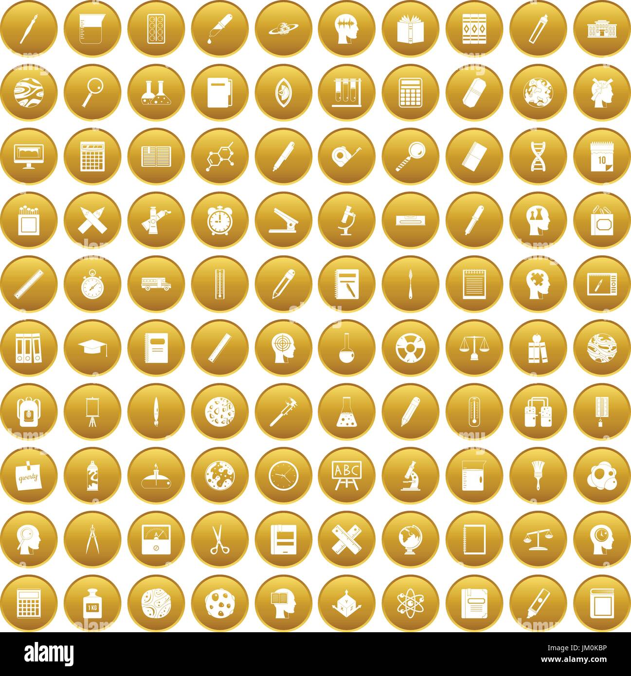 Gold microscope Stock Vector Images - Alamy